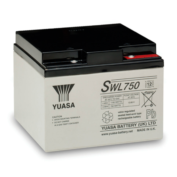 YUASA SWL750 Batería AGM SAI - 12V 25Ah - M5-F | Batesur.com